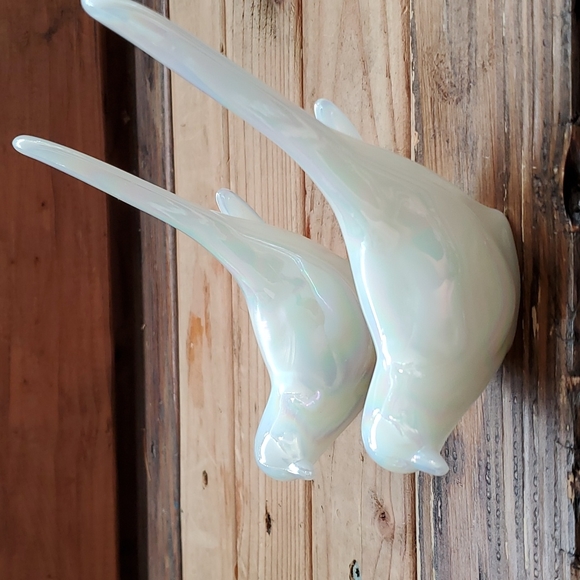 Fenton | Accents | 2 Fenton Bird Of Happiness Iridescent Figurine ...